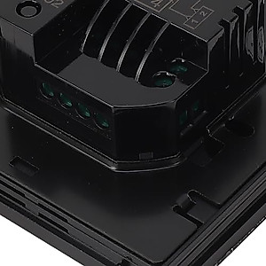 Household Thermostat, Mobile Phone Control Touch Screen 7-Day Programmable High Smart Thermostat Practical Flame Retardant 100-250VAC for Room (3A Water Floor Heating Wall