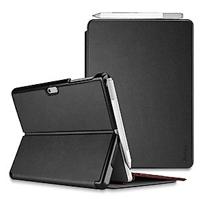 ProCase Case for 12.3" Surface Pro 7 Plus/Pro 7/ Pro 6/ Pro 5/ Pro 2017/ Pro 4/ Pro LTE, Slim Light Smart Cover Stand with Built-in Pen Holder, Compatible with Surface Type Cover -Black