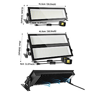 150W LED Shop Lights for Garage 1000W Equiv, 18000lm Very Bright LED Work Light, IP66 Waterproof Outdoor Flood Light with Plug, 5000K White High Bay Light for Workshop Yard Garage Factory (2 Pack)