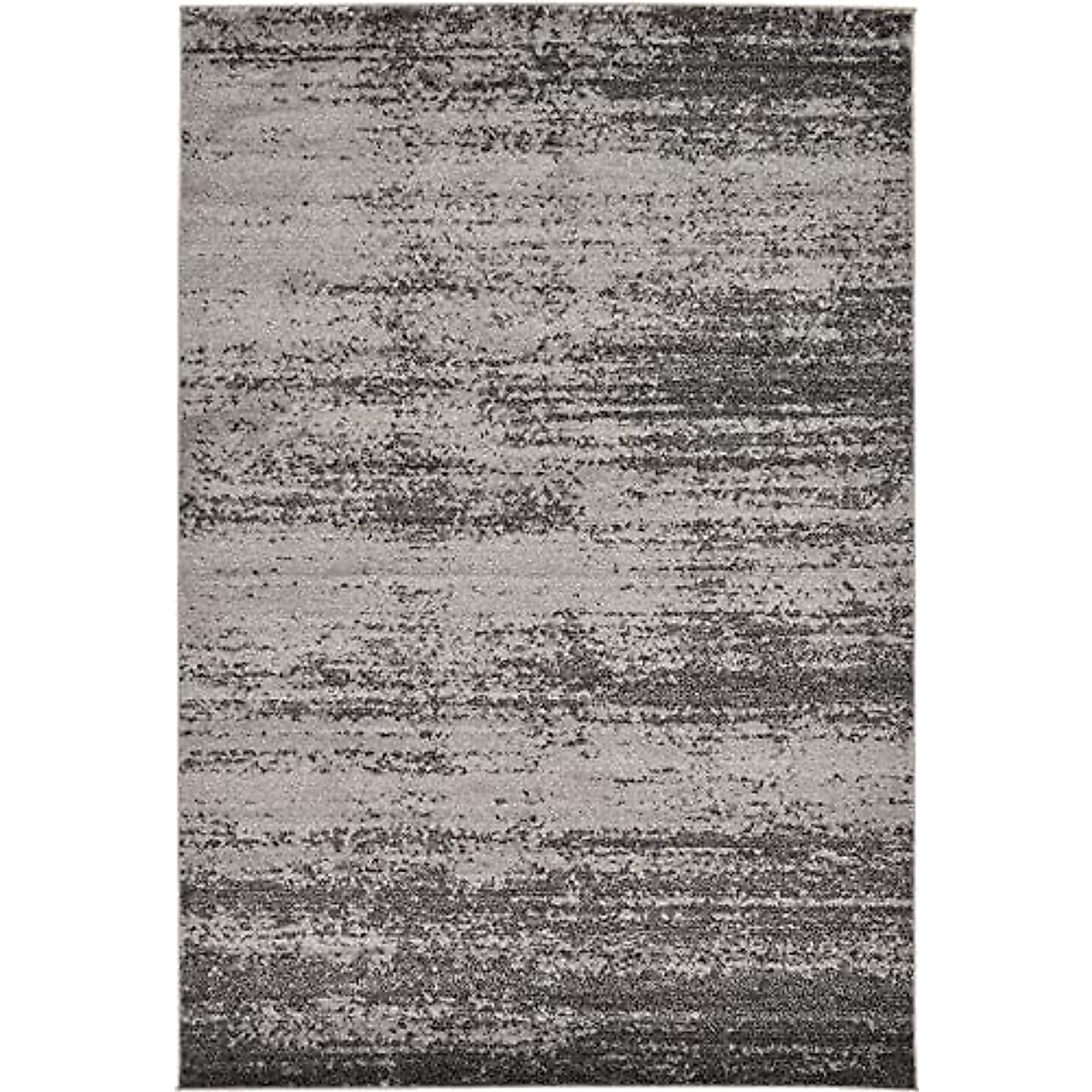 Rugs.com Angelica Collection Rug – 6' x 9' Dark Gray Medium Rug Perfect for Bedrooms, Dining Rooms, Living Rooms