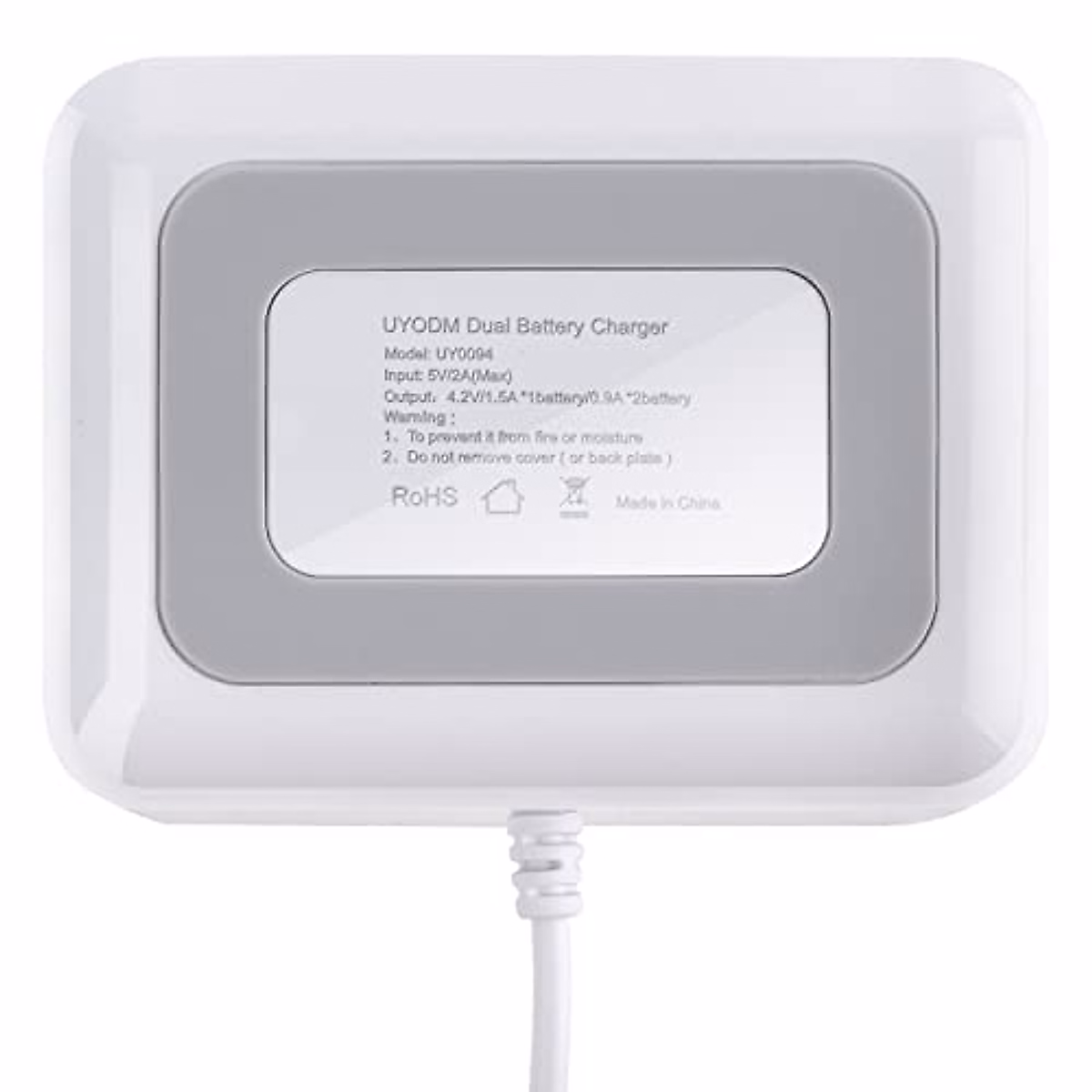 UYODM Charging Station Compatible with SimpliSafe Outdoor Camera Battery,Dual Port Charger for SimpliSafe Battery Only