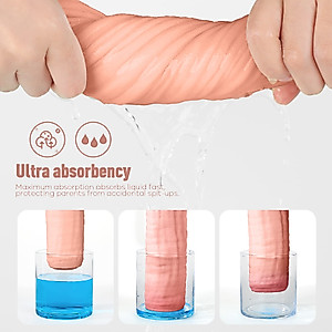 Yoofoss Muslin Burp Cloths for Baby 10 Pack 100% Cotton Baby Washcloths for Boys Girls Large 20''X10'' Super Soft and Absorbent Blush