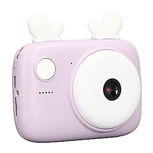 Kids Digital Camera, 1280x720 Timer Shooting Camera for Toddlers to Play Outdoor Games for Travel (Candy Purple)