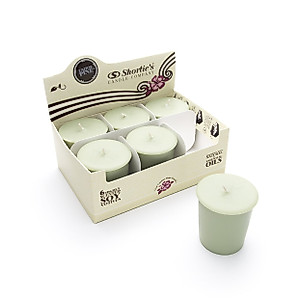 Tahoe Pine Soy Votive Candles - Scented with Essential & Natural Oils - 6 Green Natural Votive Candle Refills - Fresh & Clean Collection
