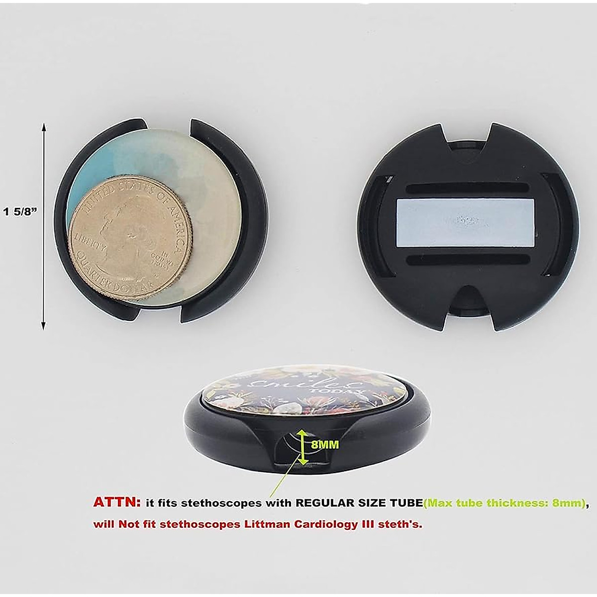 Lovely Bird Personalized Medical Stethoscope Name Tag,Medical Stethoscope Name Tag,Nurse Doctor Name Tag Stethoscope ID Tag Customized