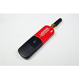 Sena USB Bluetooth Adapter 300m Working Dist, UD100-G03 (300m Working Dist. Exchangeable Antenna, Bluesoleil Driver (Works with Microsoft Bluetooth Driver)), red, Black