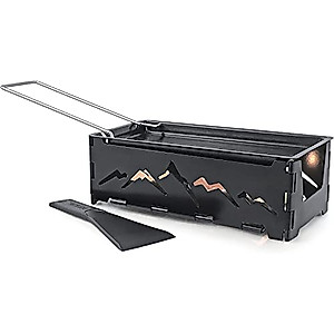 Swissmar Nordic Foldable Candlelight Raclette, Black