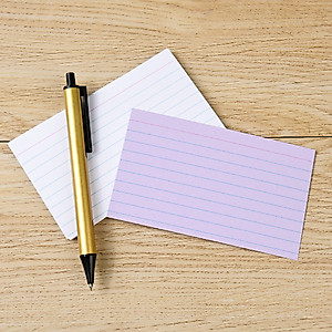 Index Cards 3x5, Ruled Index Cards, Flash Cards for Studying, Colored Index Cards, Note Cards, Study Cards, 210 pcs Lined Colored Index Flashcards for Office and School Suplplies