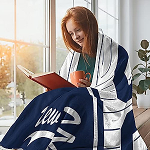 ANTKING New York Blanket Throw Blanket Custom Any Name and Any Number Gifts for Men Women Baby
