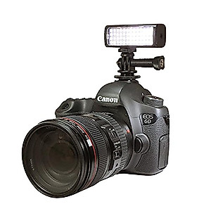 Nikon Coolpix S6900 Digital Camera Lighting LED-M52 Mini LED Light for Action Cameras, Camcorders and Phones - Plus a Free Pack of 4 AAA NiMH Rechargable Batteries - 1000mAh