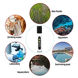 Water Quality Tester, TDS Meter Fast Auto Shutdown 0 To 9990ppm Sensitive Support One Key Lock for Fish for Aquaculture