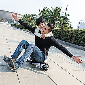 Camelmother Hoverboard Seat Attachment Transform Your Hoverboard into Go Kart for Kids or Adults,Adjustable Hoverboard Accessories for Self Balancing Scooter