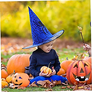 ibasenice 25 Pcs Halloween Hat Witch Costume for Women Party Hats for Kids Kids Outfits Halloween Party Costume Spider Pattern Halloween Hat Witch Costume Headbands Witches Hat Party Supply