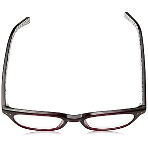 Kate Spade New York Women's Rebecca2 Rectangular Reading Sunglasses, Ople Burg, 49 mm + 1.5