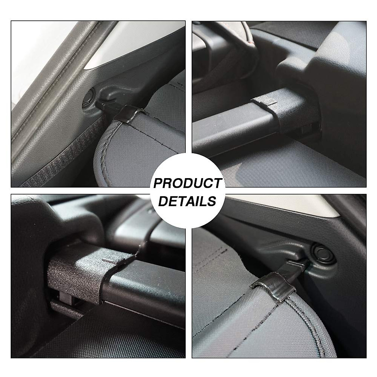 Powerty Compatible with Cargo Cover Ford Edge 2023 2015-2022 Rear Retractable Trunk Shade Shield Luggage Tonneau Cover Black No Gap