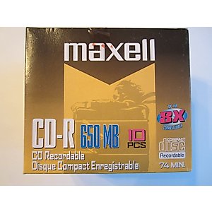 Maxell CD-R 74-Minute (10-Pack)