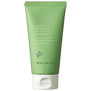 innisfree Green Tea Hydrating Cleansing Foam Creamy Face Cleanser