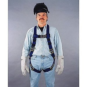 Honeywell Welders Harness with Friction Buckle Shoulder Straps, mating Buckle Chest and Leg Straps and Side D-Rings - Universal 850K-7/UBL