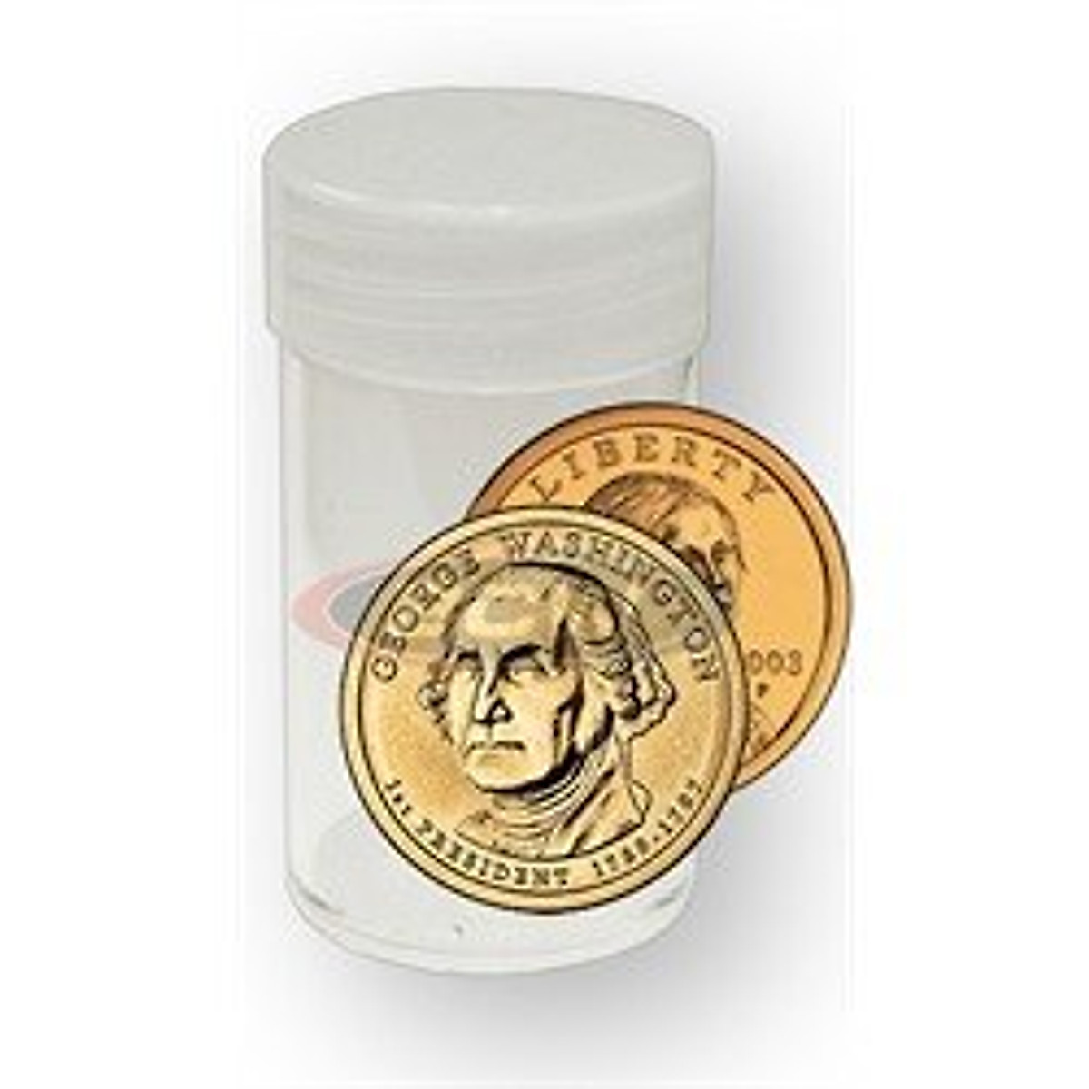 SMALL DOLLAR COIN TUBES (S.B.A./SAC./PRESIDENTIAL) (Quantity of 50 tubes)
