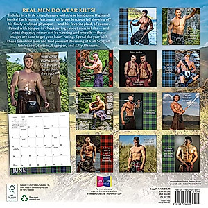 Kilty Pleasures 2024 Wall Calendar, 16-Month Humor & Comic Calendar, 12" x 12"