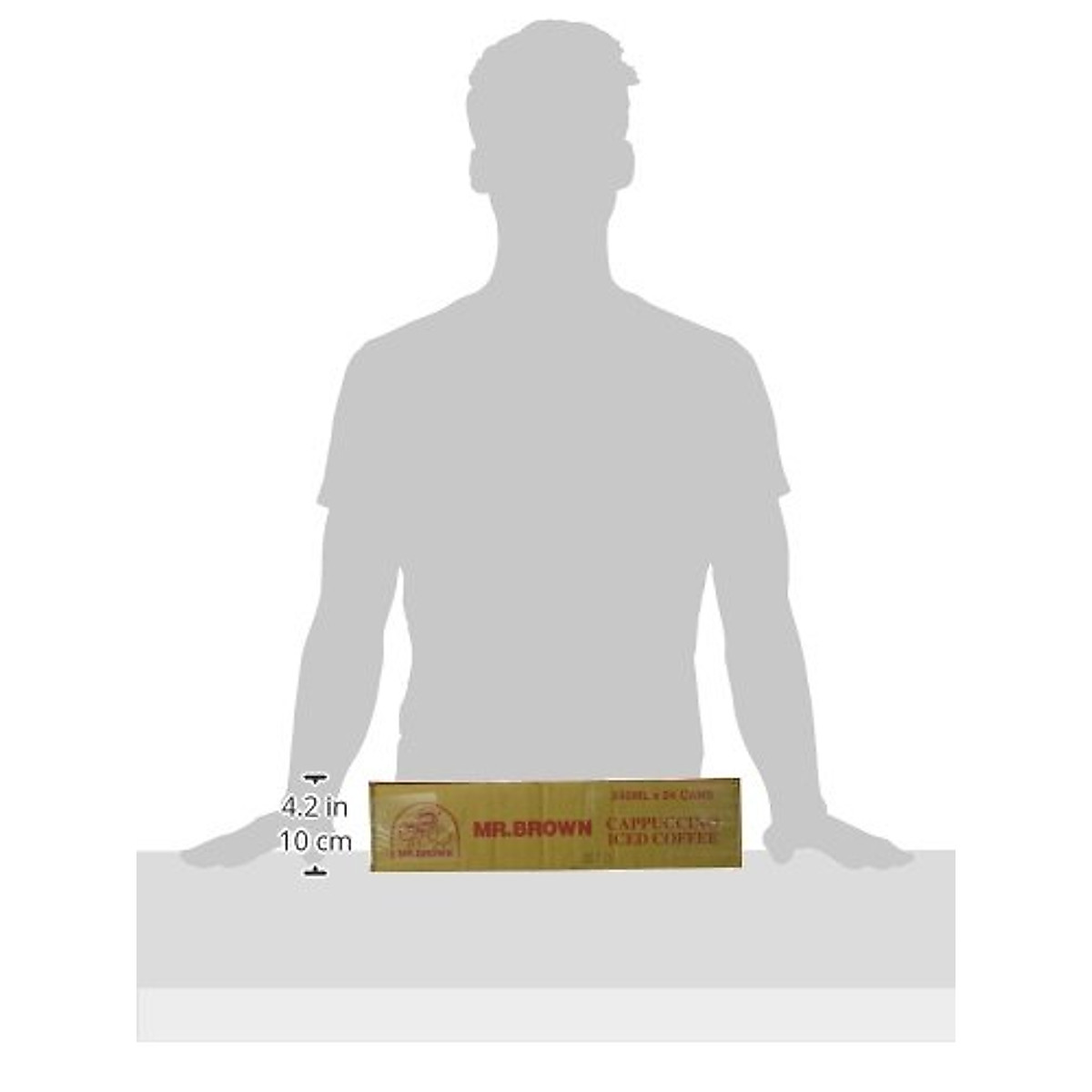 Mr. Brown Iced Coffee, Cappuccino, 8.12 Fl Oz (Pack of 24)