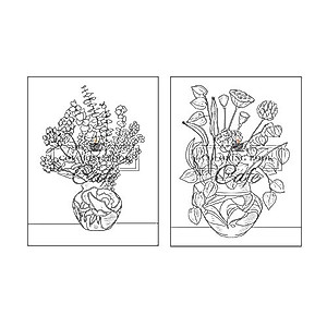 Winter Florals Coloring Book: An Adult Coloring Book Featuring Winter Floral Arrangements, Beautiful Holiday Bouquets and Exquisite Christmas Flowers