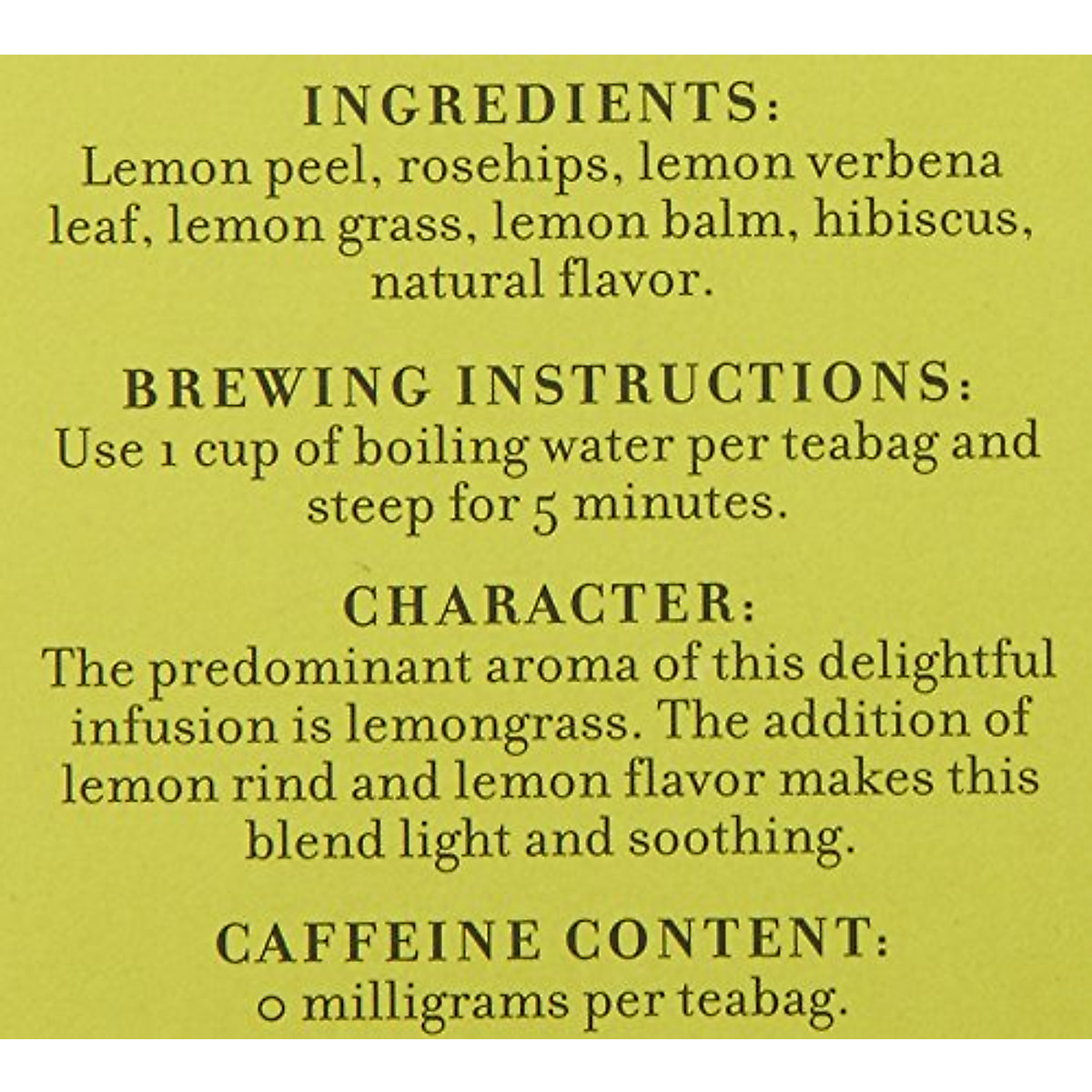 Harney & Sons Herbal Tea, Lemon, 50 Tea Bags