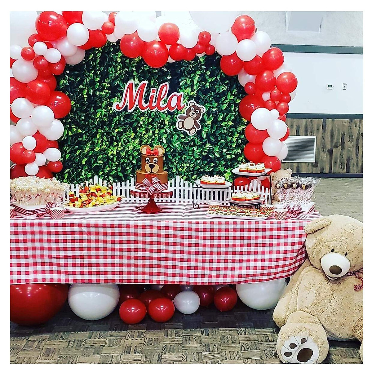 SJOLOON 7X5ft Green Leaves Backdrop Grass Backdrop Natural Green Lawn Party Photography Backdrop Birthday Newborn Baby Lover Wedding Photo Studio Props 10923