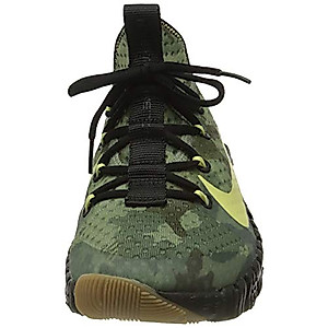 Nike Unisex Football Soccer Shoe, Black Limelight Spiral Sage Gum Med Brown Black, 10 US Women