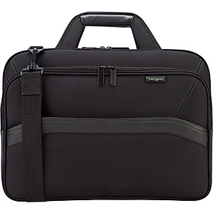 Targus Spruce EcoSmart Checkpoint-Friendly Laptop Bag for 15.6-Inch Laptops, Black (TBT256)