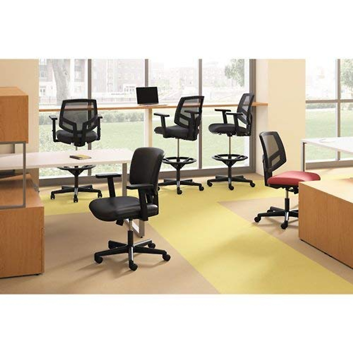 HON Volt Armless Task Chair, Black