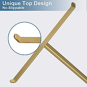 Gold Hand Towel Stand, T-Shape Hand Towel Holder for Bathroom, Display Fingertip Towel Holder Organizer and Bathroom Towel Racks,Kitchen Towel Rack