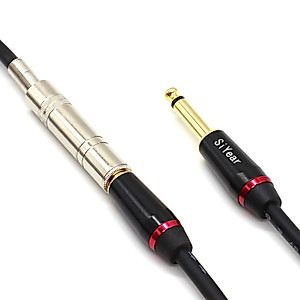 SiYear 6.35 mm 1/4" Female to XLR Male Adapter Cable,Quarter inch TS/TRS to XLR 3 Pin Interconnect Cable (10Feet)