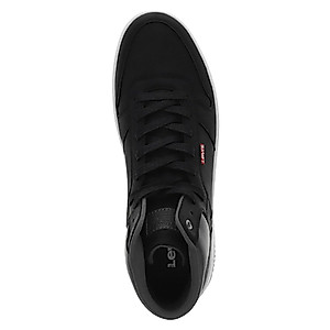 Levi's Men's Drive HI CBL Sneaker, Black/Charcoal, 11