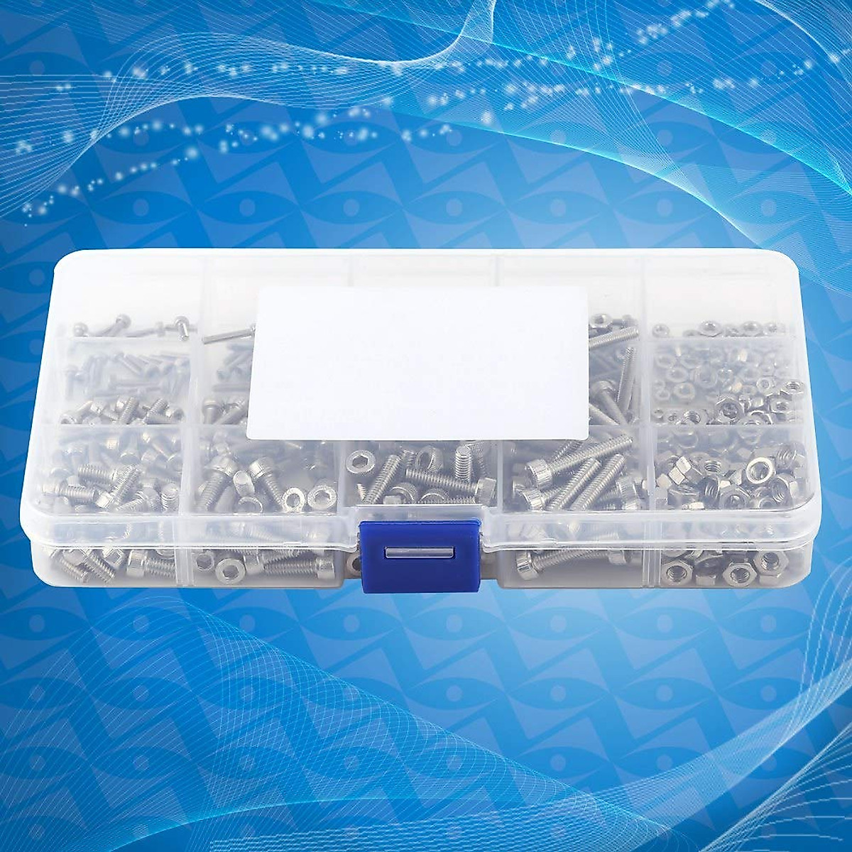 480PCS M2 M3 M4 Screws and Nuts Assortment Kit,Stainless Steel Hex Socket Head Bolt Nuts Assortment Kit,Resistant to and,for Home,Office Appliance,Machinery,Furniture