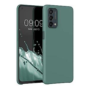 kwmobile Case Compatible with OnePlus Nord N200 5G Case - TPU Silicone Phone Cover with Soft Finish - Forest Green