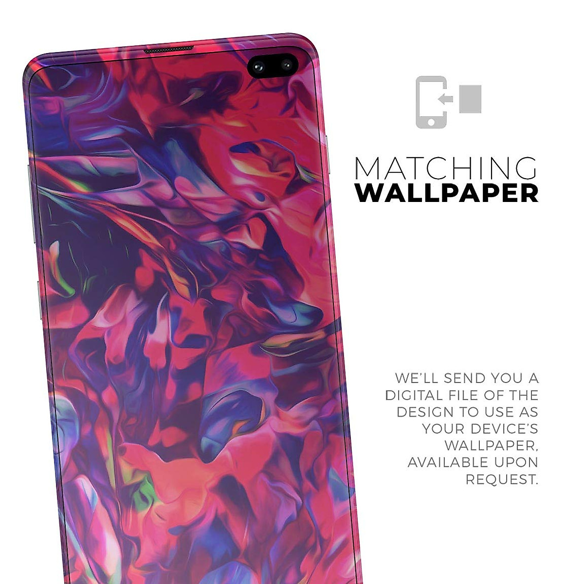 DesignSkinz Blurred Abstract Flow V20 Protective Vinyl Decal Wrap Skin Cover Compatible with The Samsung Galaxy S20 (Screen Trim & Back Glass Skin)