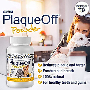 2-PACK ProDen PlaqueOff Animal - All Natural Solution against Tartar & Plaque 2 x 60 gr