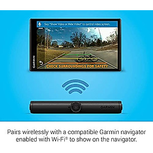 Garmin BC 40, Wireless Backup Camera, Works with Compatible Garmin Navigators, Black (010-01866-00) (Renewed)