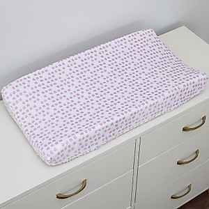 Dwell Studio Sweet Fawn Floral Super Soft Changing Pad Cover, Lavender/White