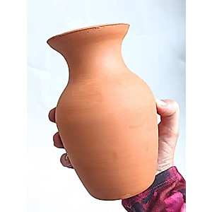 Clay Olla - Quart Sized - Ideal for Elevated Garden Planters, Grow Bags or 14" - 18" Pots