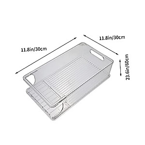 Zerodeko 2pcs Beer Can Holder Soda Can Dispenser Soda Can Storage Rack Wine Bottle Stacker Plastic Organizers Plastic Storage Boxes Plastic Food Tray Kitchen Gadget Drink Storage Rack Fruit