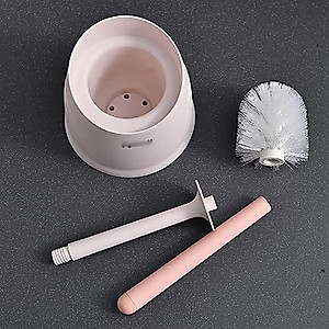 Plastic Brush Toilet Brush Detachable Design Toilet Cleaner Brush Home Floor Stand Toilet Bowl Brush and Stand Set