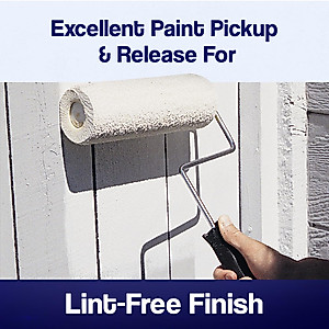 FOAM PRO 22 FoamPRO Roller Cover, 1/2 in Nap, 9 in L, Semi Rough and Uneven Surface