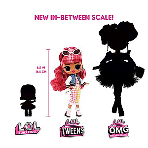 L.O.L. Surprise! Tweens Cherry BB Fashion Doll with 15 Surprises, Pink Hair, Including Stylish Outfit and Accessories with Reusable Bedroom Playset - Gift for Kids, Toys for Girls Boys Ages 4 5 6 7+ Years