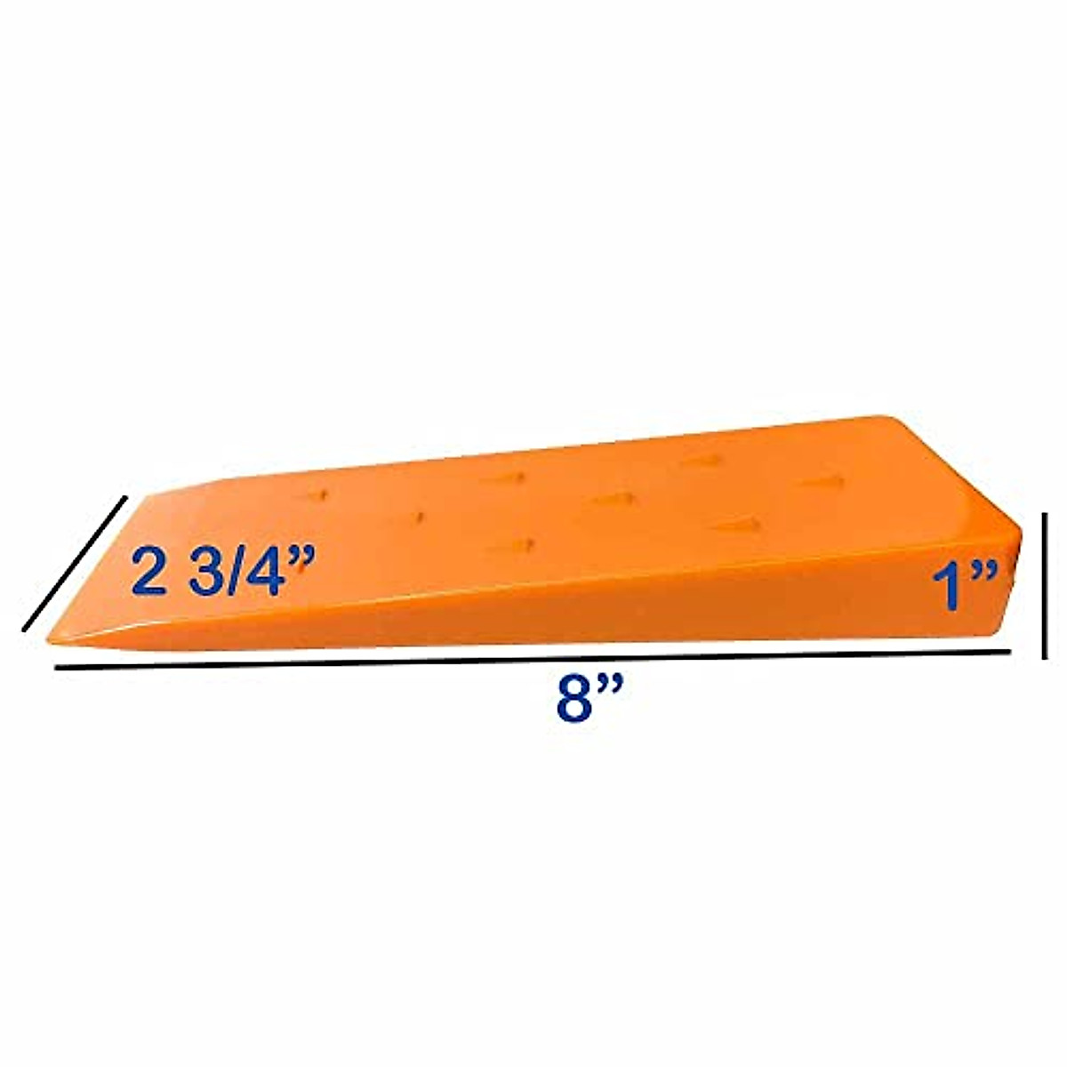 Parts 4 Outdoor 4Pk 5.5" and 8" Tree Felling Wedge with Spikes Made in The USA Logging Equipment 2 of Each (Orange)
