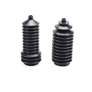 Mallofusa A Pair Steering Rack Boots for Polaris Ranger RZR 400 500 570 700 800 900 1000 5412012 5412013 ETX 2015 EV 2012 Black