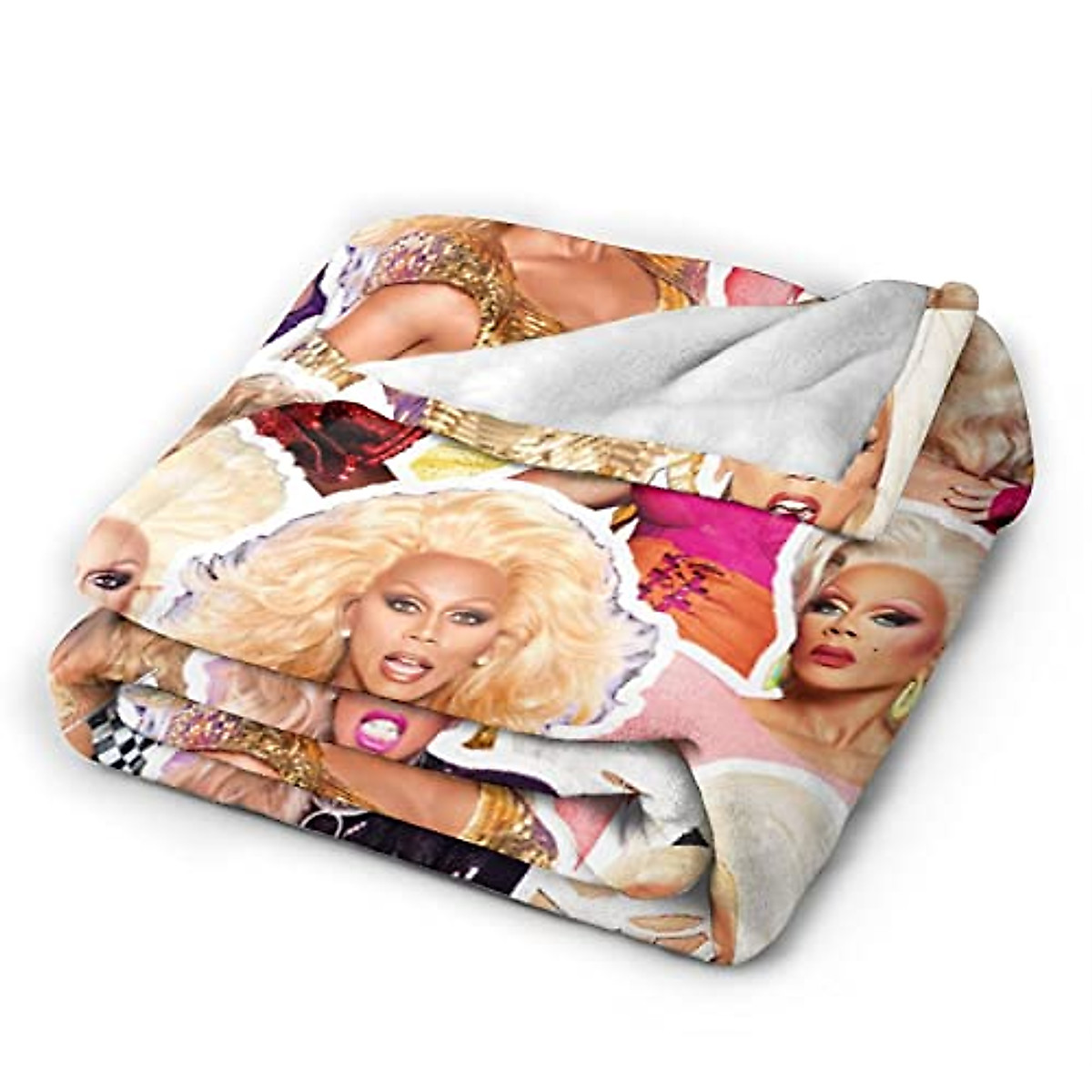 Blanket RuPaul Drag Race Soft and Comfortable Warm Fleece Blanket for Sofa,Office Bed car Camp Couch Cozy Plush Throw Blankets Beach Blankets