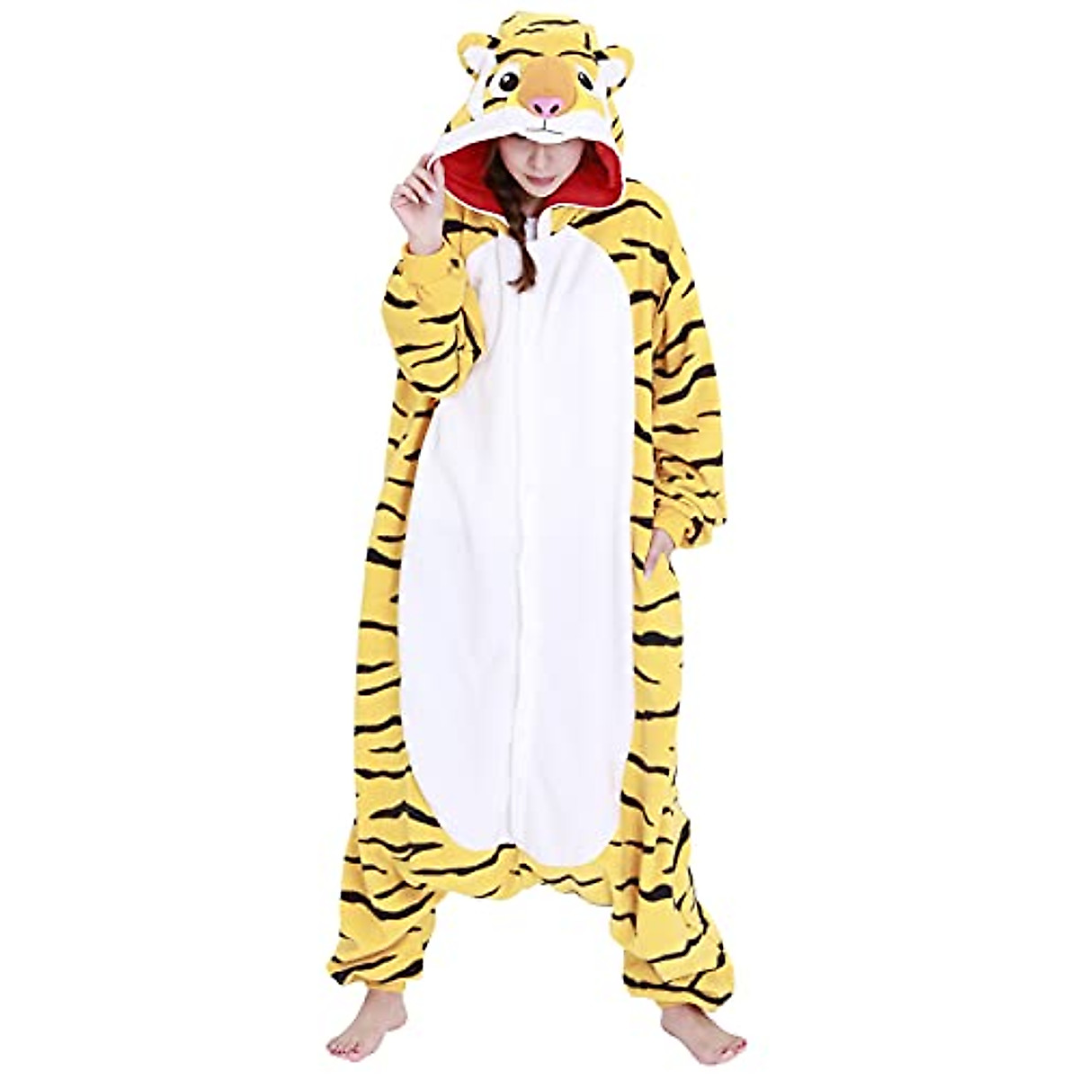SAZAC Tiger Kigurumi - Onesie Jumpsuit Halloween Costume