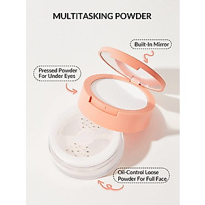 SHEGLAM Insta-Ready Face Powder Loose Under Eye Setting Powder - Translucent